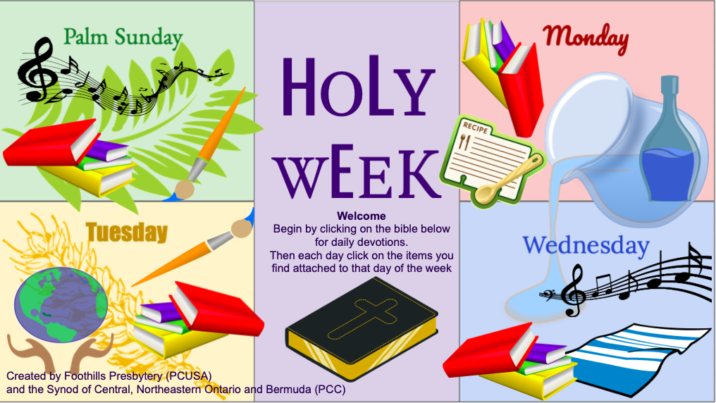 Our Interactive Holy Week Slides - CNOB